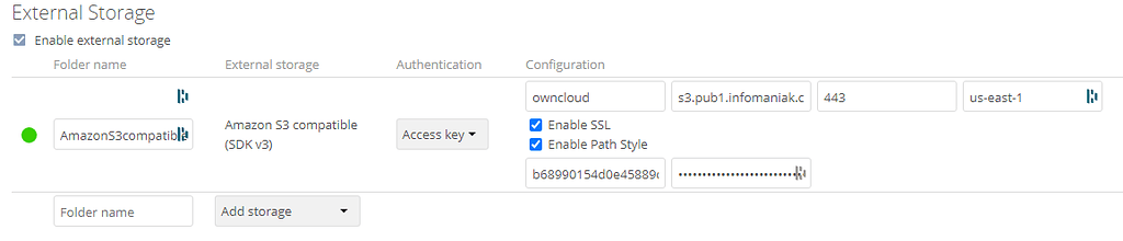 S3 connectivity - Server - ownCloud Central