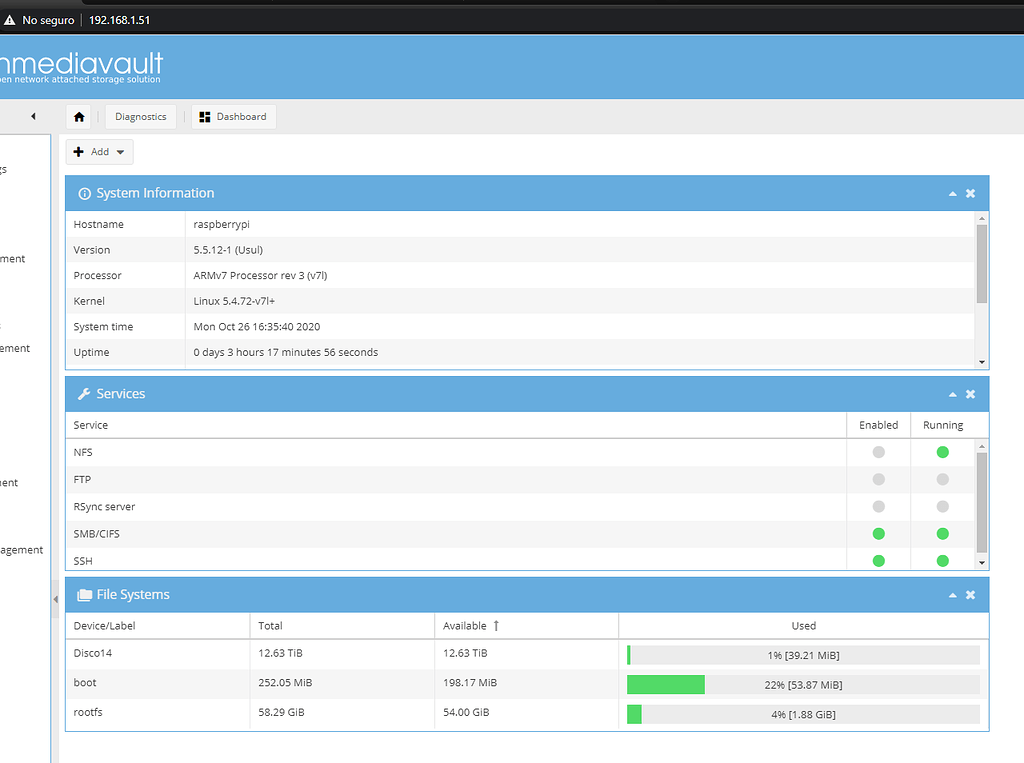 Can T Connect By Smb To Raspberry Server Owncloud Central