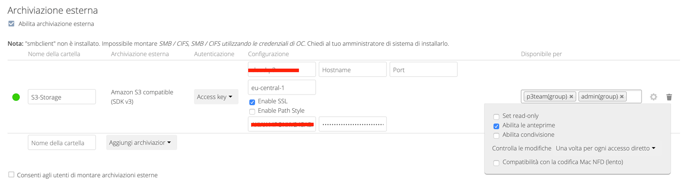 Error trying to delete folder on S3 external storage - Server - ownCloud Central
