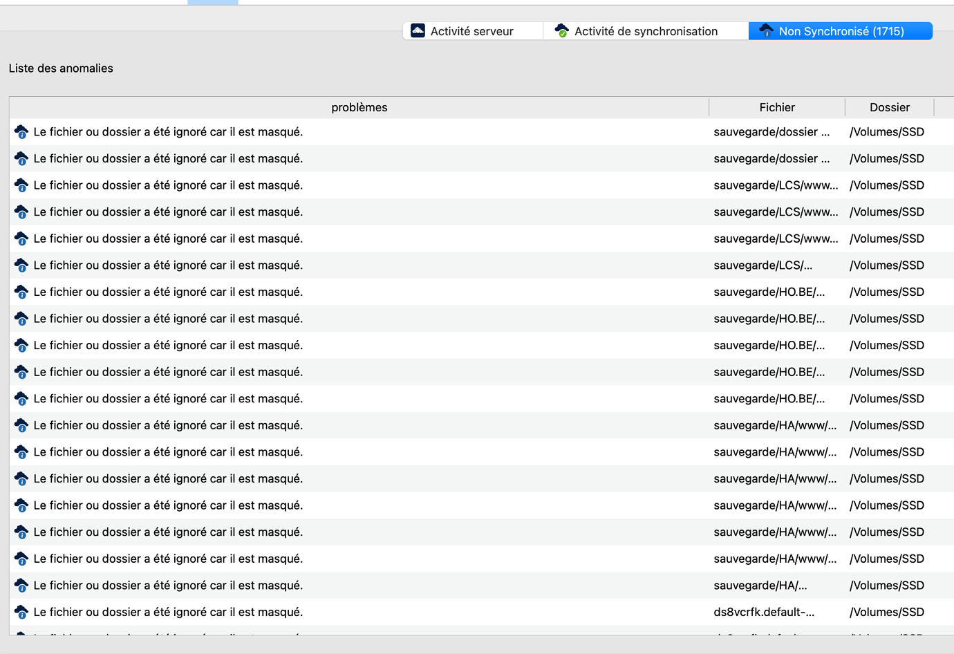 The file or folder was skipped because it is hidden - Desktop ...
